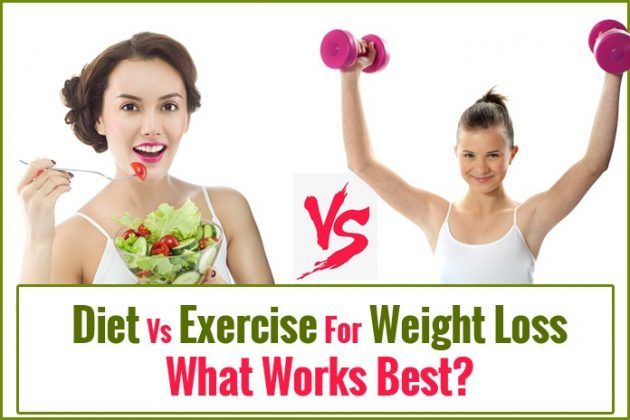 Diet Vs Exercise For Weight Loss – What Works Best?